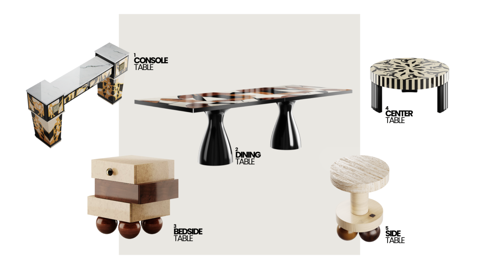 Mastering Types Of Tables: A Guide For Your Interior Design