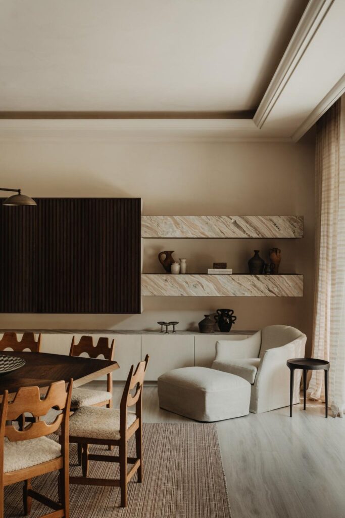 London Townhouse Redefined: Understated Modern Elegance