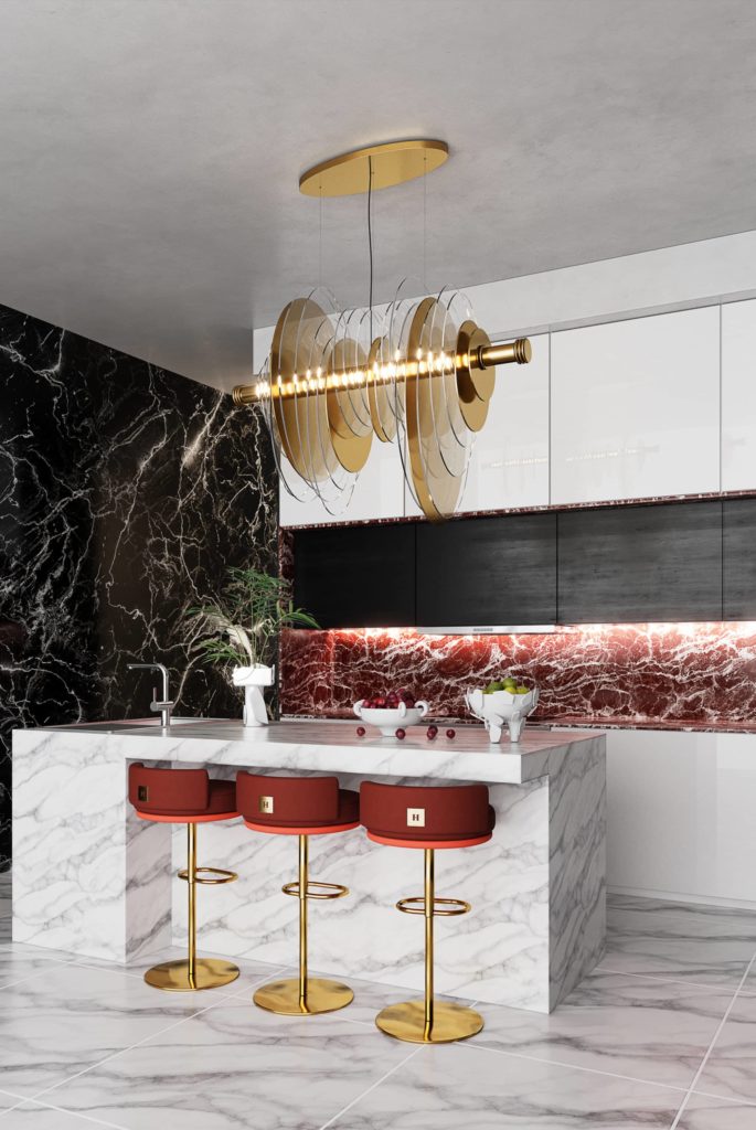 Modern Flame Kitchen