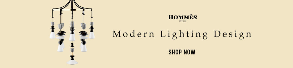 Artsy Interiors With New Modern Lighting From Hommes Studio | Hommés Studio