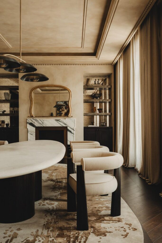 London Townhouse Redefined: Understated Modern Elegance