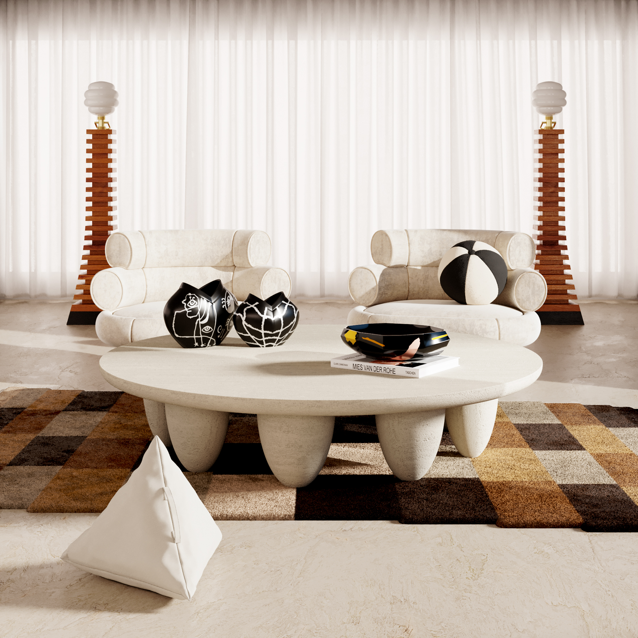 Luminous Wood Floor Lamp By Hommés Studio | Modern Interior Design