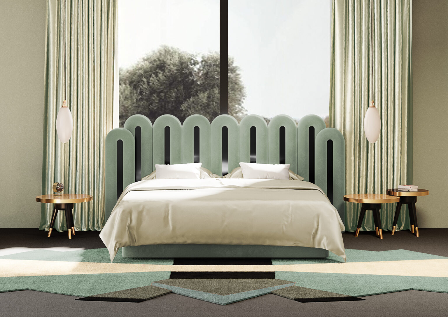 Stunning Green Bedroom Color Ideas To Freshen Up Your Space