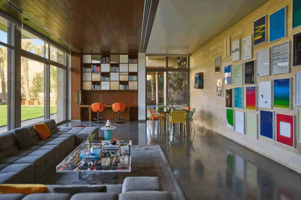 Modern Villa In Amman Blends Architecture, Art, Family Life