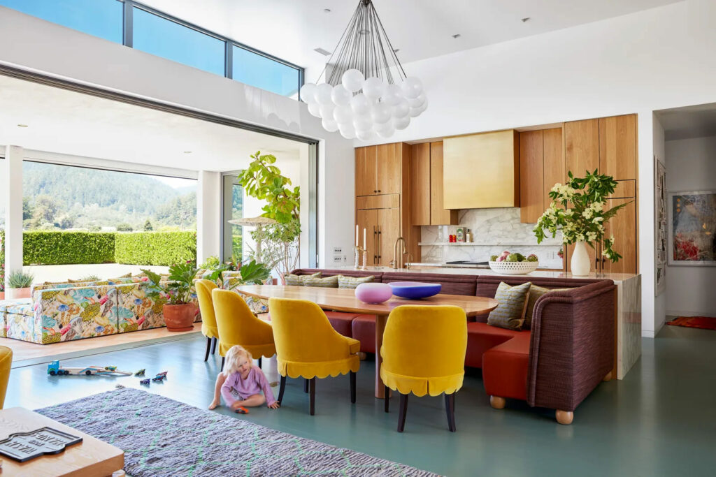 Inside A Colorful Family Home In California