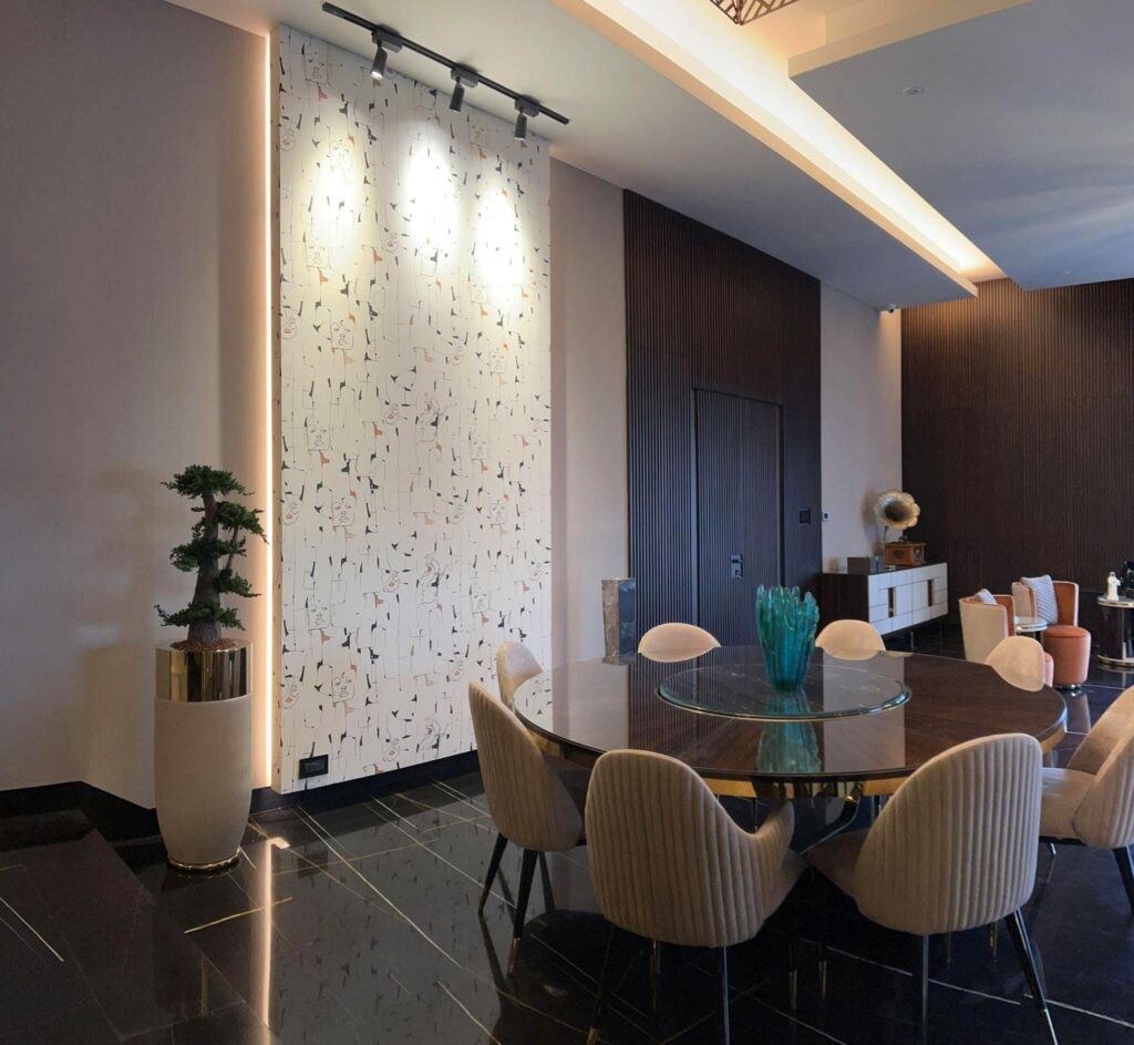 Inside A Homey And Marvelous Villa In Kuwait