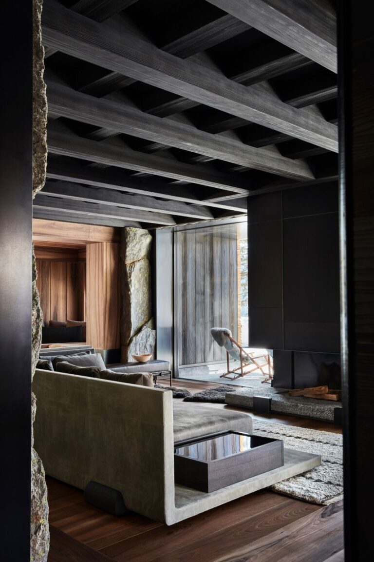 10 Stylish Living Rooms With Stone Surface To Get Inspired | Hommés Studio